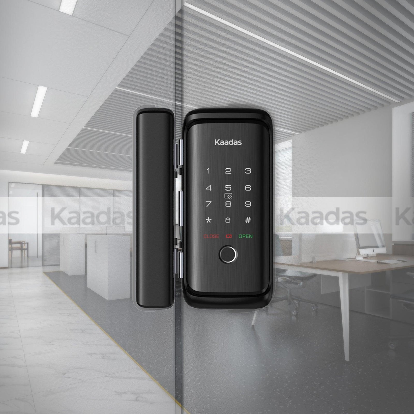 R8-5GL Cerradura de Puerta Inteligente Kaadas Puertas de Vidrio – Cerraduras y Automatización México
